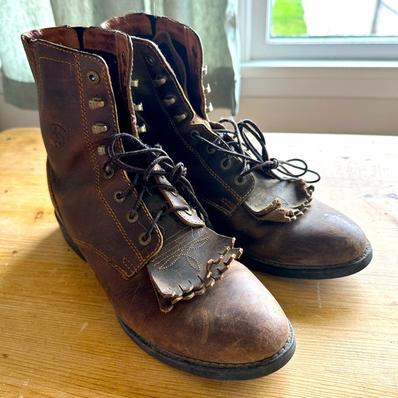 Ariat | Shoes | Artiat Heritage Lacer Boot | Poshmark